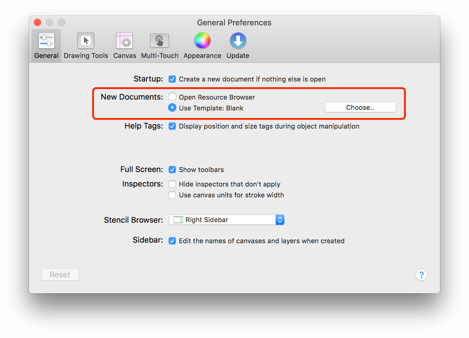 OmniGraffle 7 10 Reference Manual For MacOS Basic Setup And Configuration